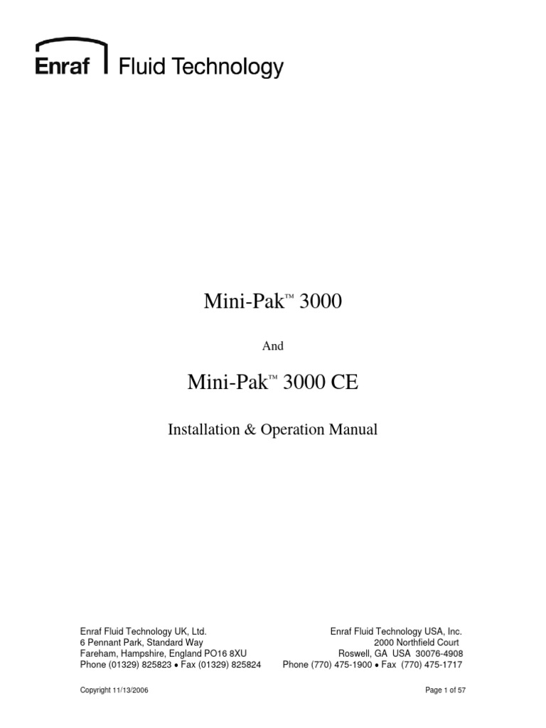EFT Mini-Pak 3000 Manual 11-13-2006 | Download Free PDF | Fuel Injection | Parameter (Computer ...