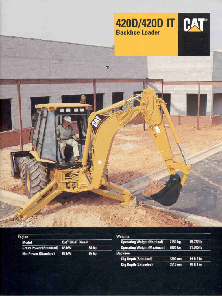 Caterpillar 420D Backhoe Loader | PDF