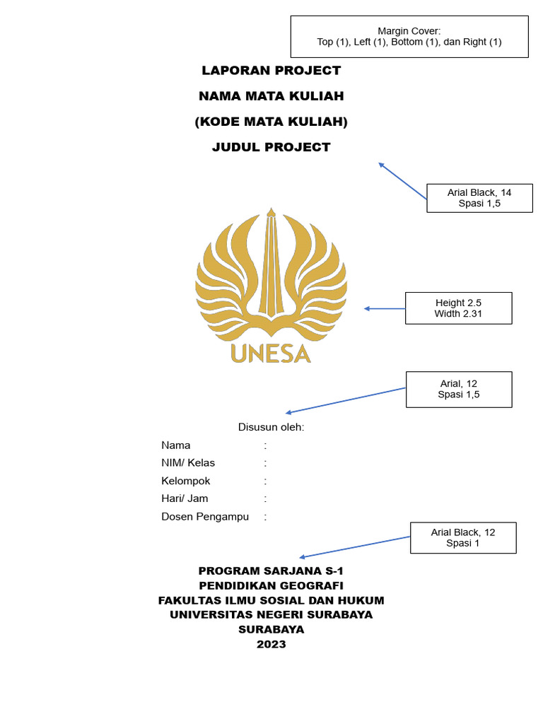 Format Laporan Project | PDF