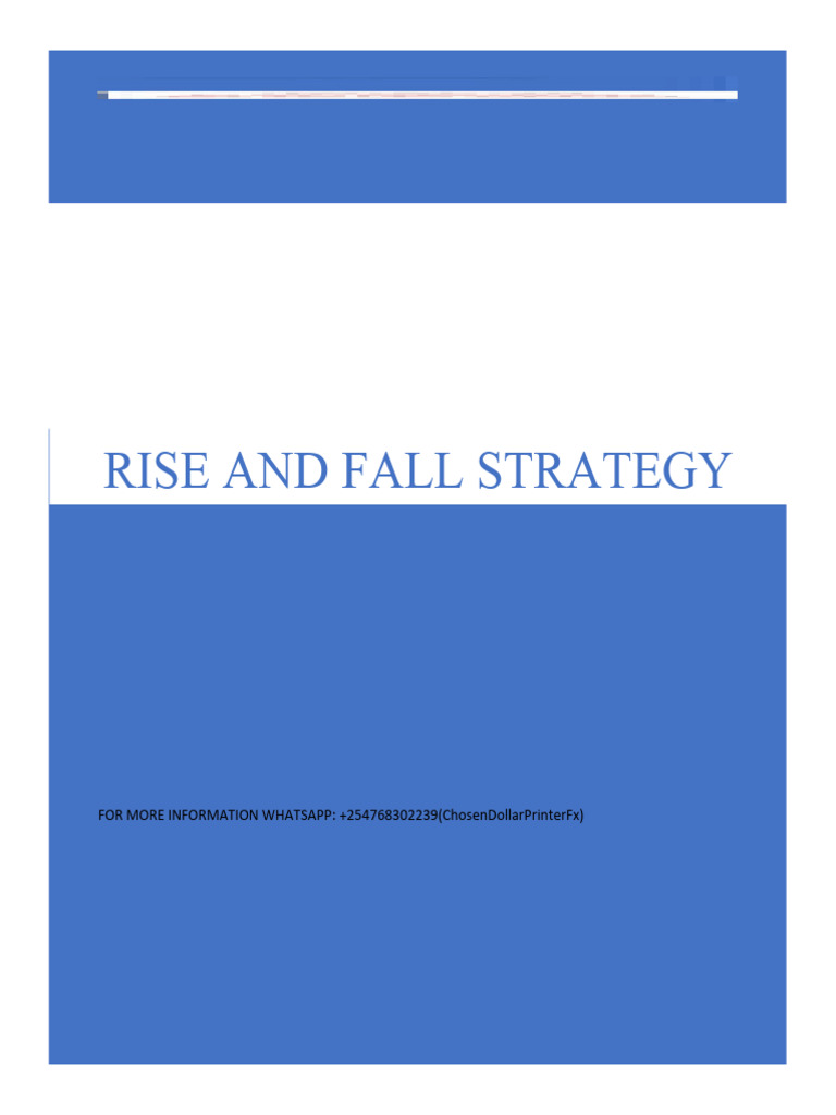Rise and Fall Strategy Kelvinfx & DP FX | PDF | Analysis | Applied ...