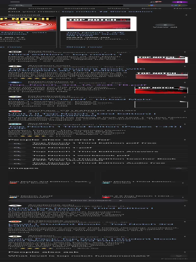 Top Notch 1 a Third Edition - Google Search | PDF | Human Communication