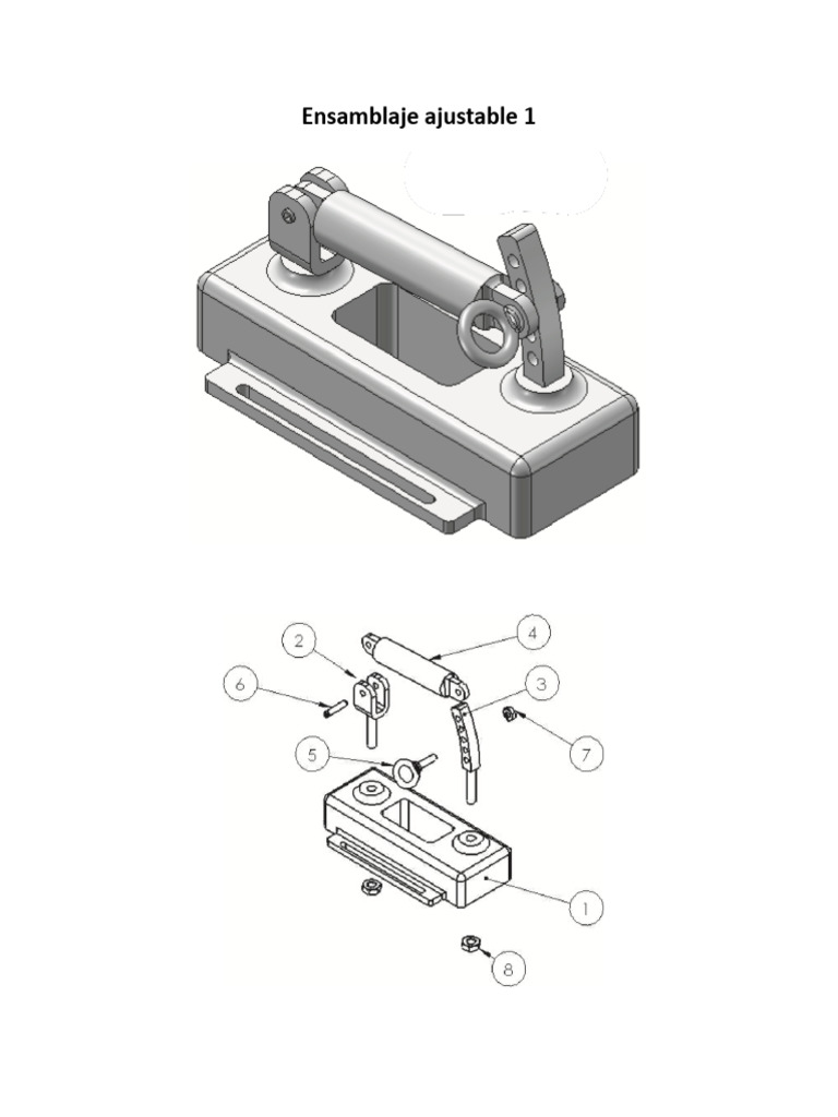 Ensamblaje Ajustable 1 | PDF