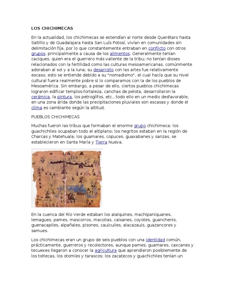 Los Chichimecas | PDF | Ciencias sociales