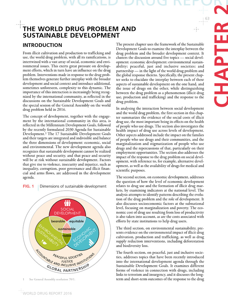 World Drug Problem & Sustainable Development | PDF | Hiv/Aids ...