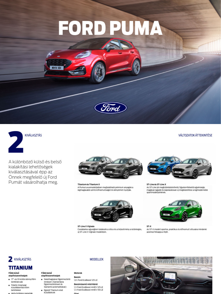 Bedienungsanleitung Ford Puma 2022 Pdf
