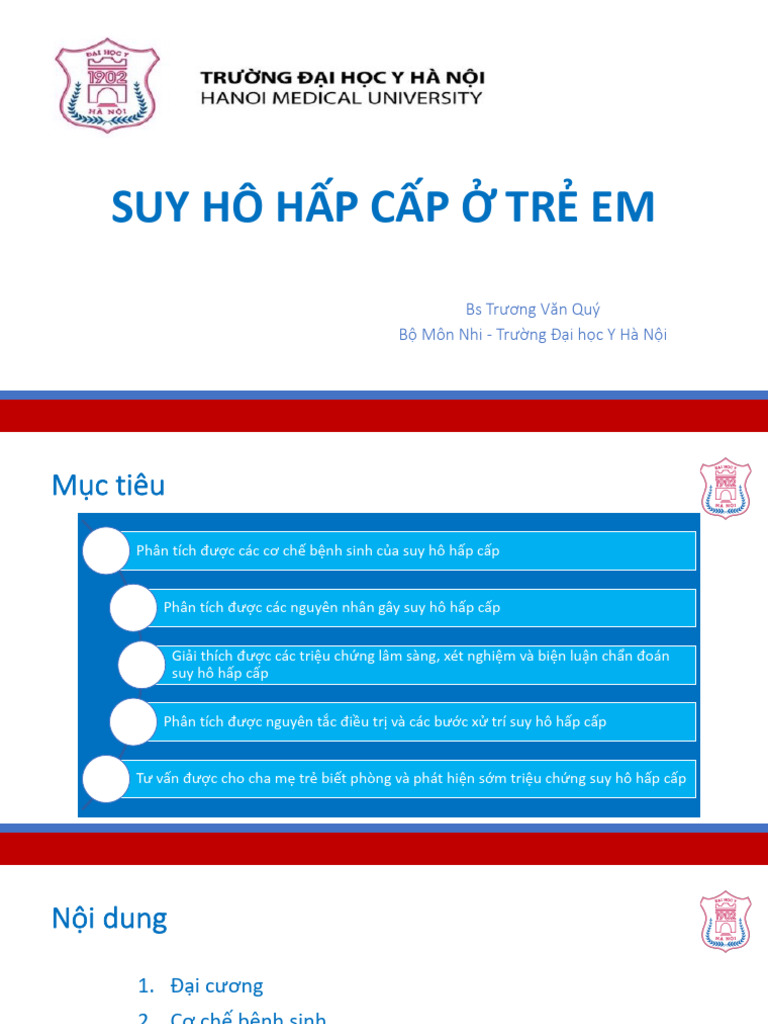 LEC22. SUY HÔ HẤP CẤP | PDF