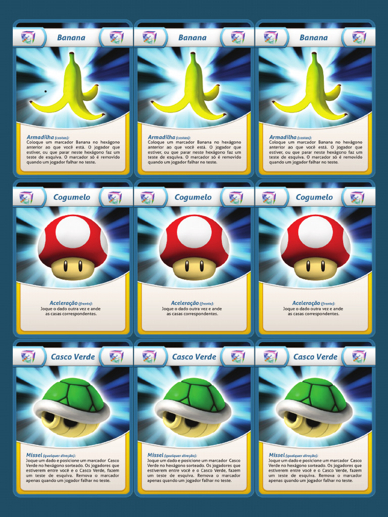Super Mario Kart Cartas de Acao 12467 | PDF