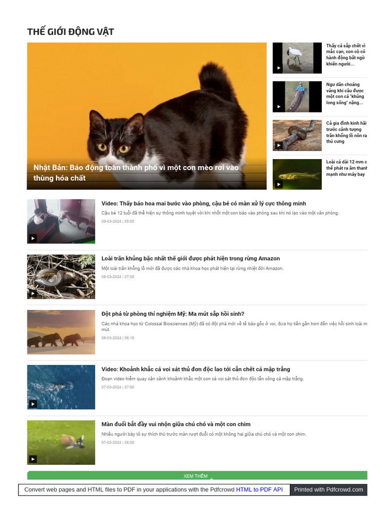 WWW 24h Com VN The Gioi Dong Vat C415e3793 HTML | PDF