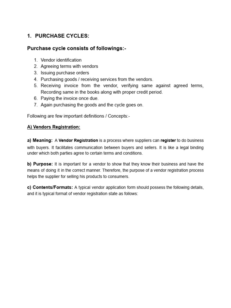 Purchase and Sale Cycle | PDF | Debits And Credits | Invoice
