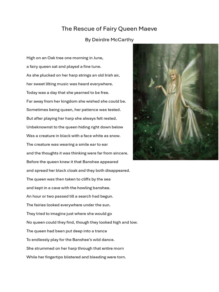 The Rescue of Fairy Queen Maeve - Reading | PDF | Fairies