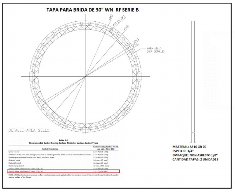 Tapas Manhole de 30 | PDF