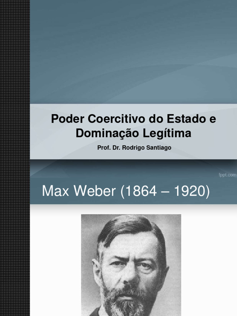 Weber | PDF | Estado | Max Weber