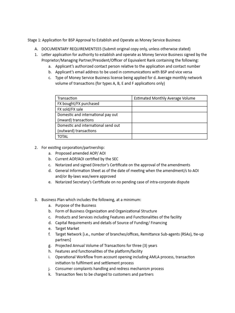 MSB Application Process Guide | PDF | Regulatory Compliance | Payments