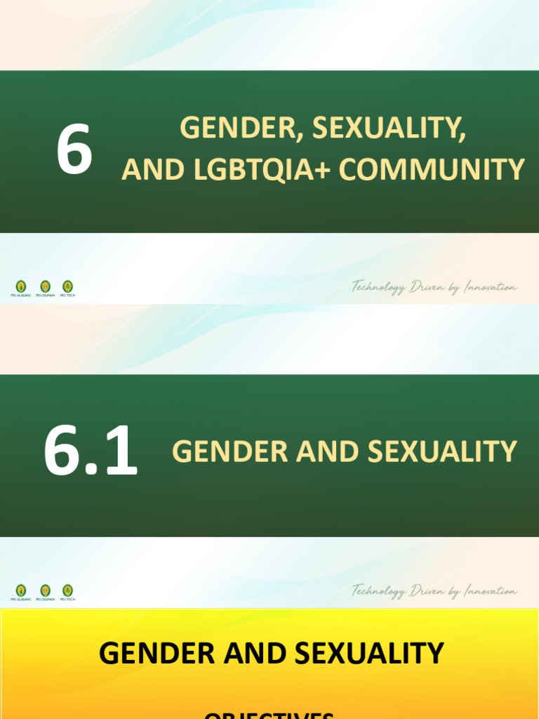 (M6-MAIN) Gender, Sexuality, and LGBTQIA+ Community | PDF | Gender ...