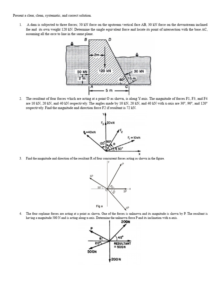 Static Plates | PDF | Force | Angle