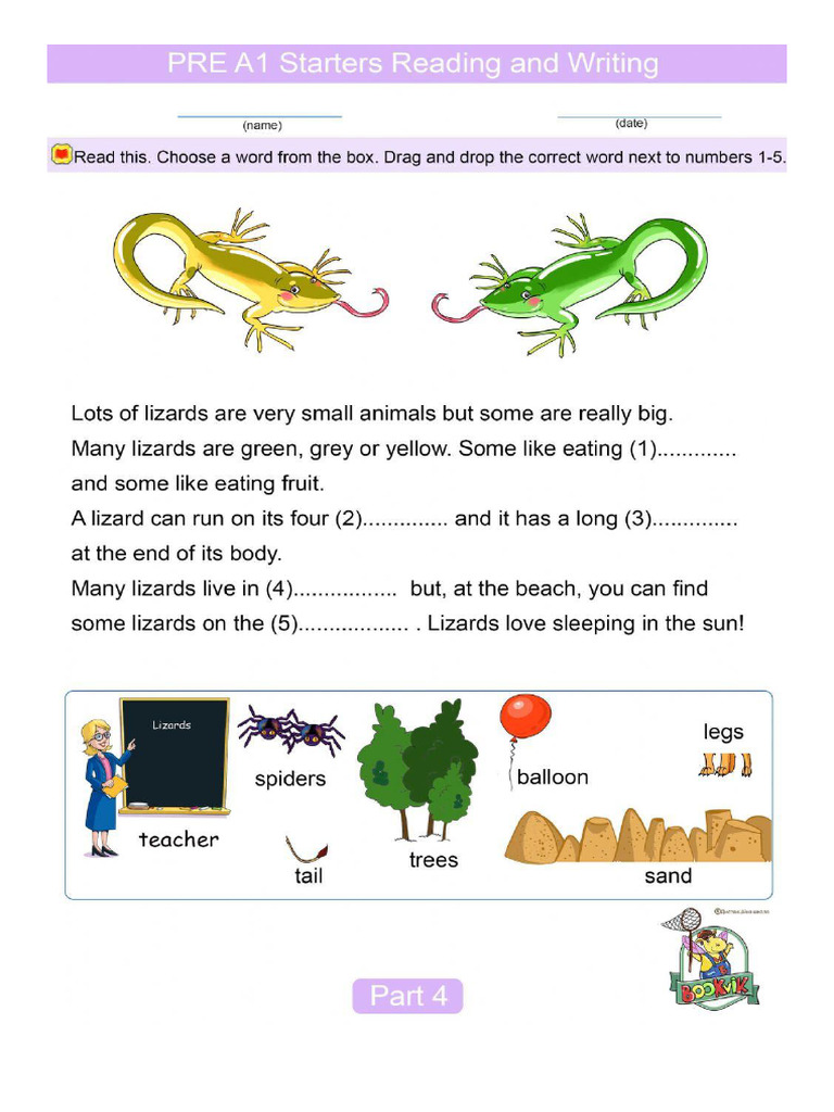 Starters Reading2 | PDF