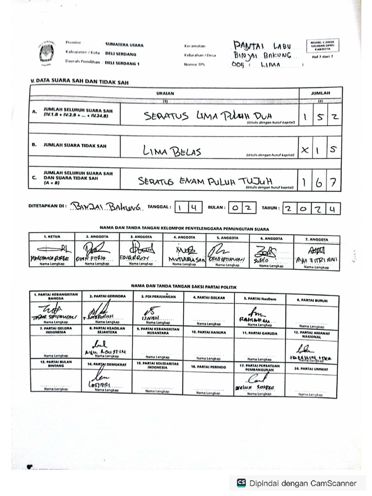 C, Salinan, Hasil, TPS, 005 | PDF