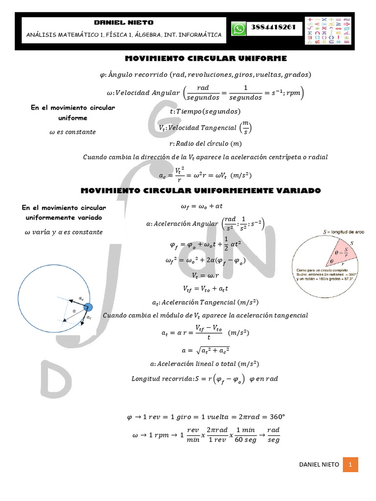Movimiento Circular | PDF