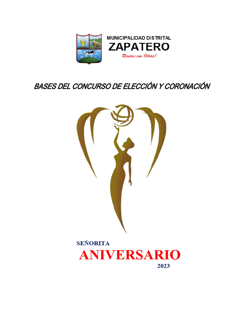 Bases Miss Zapatero 2023 | PDF | Gobierno y personalidad