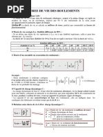 CHAPITRE 5 - Calcul Des Roulements | PDF | Ingénierie mécanique ...