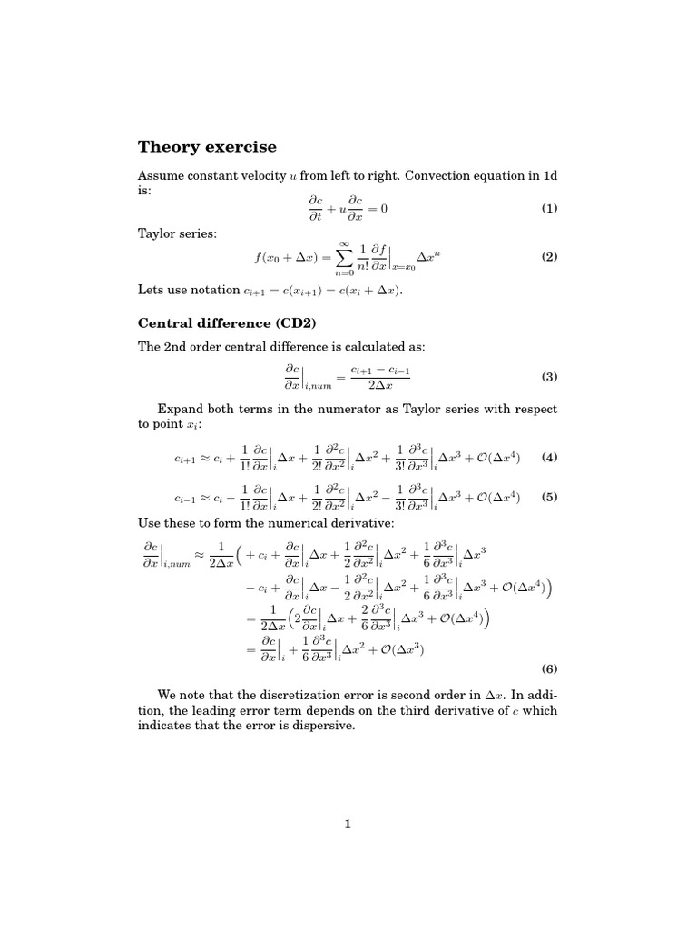 A1 Solution | PDF | Diffusion | Applied Mathematics