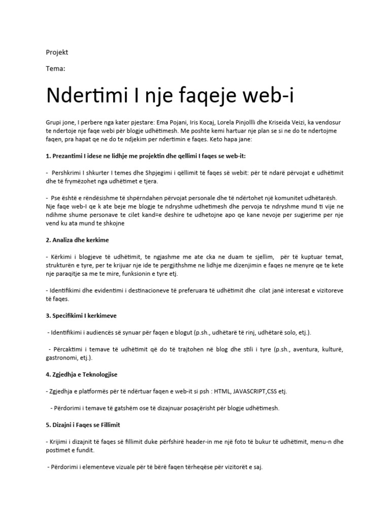 Projekt Tik | PDF