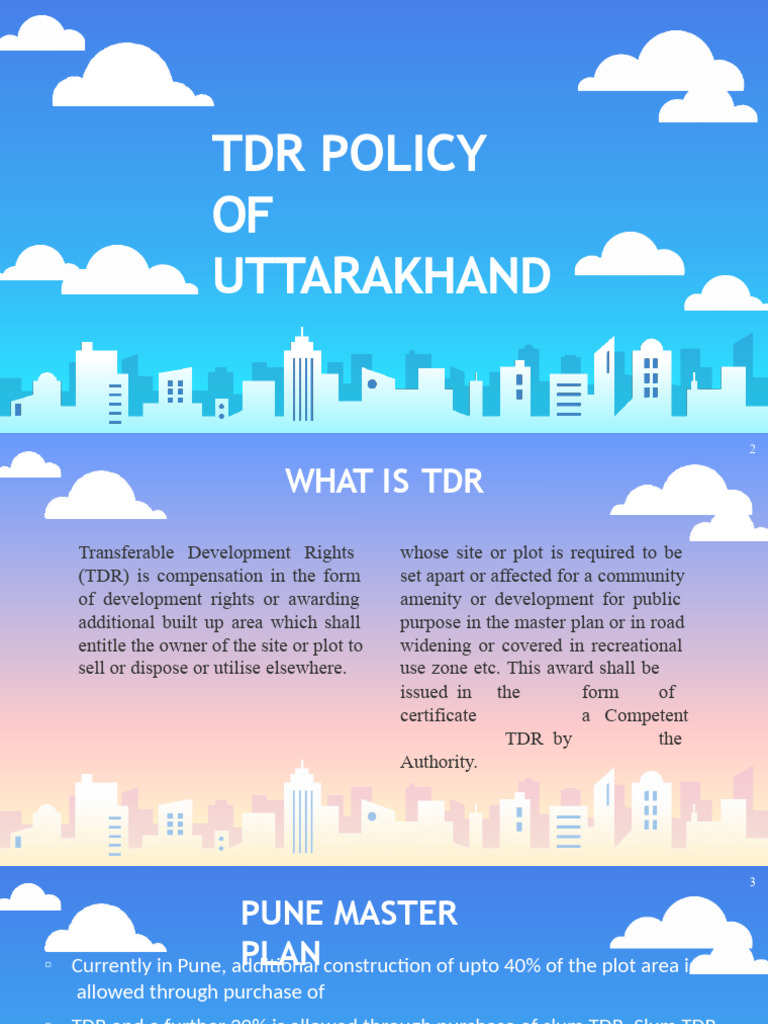 Tdr Policy | PDF