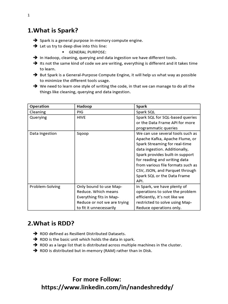 Spark End To End QUESTIONS | PDF | Apache Spark | Computer Engineering