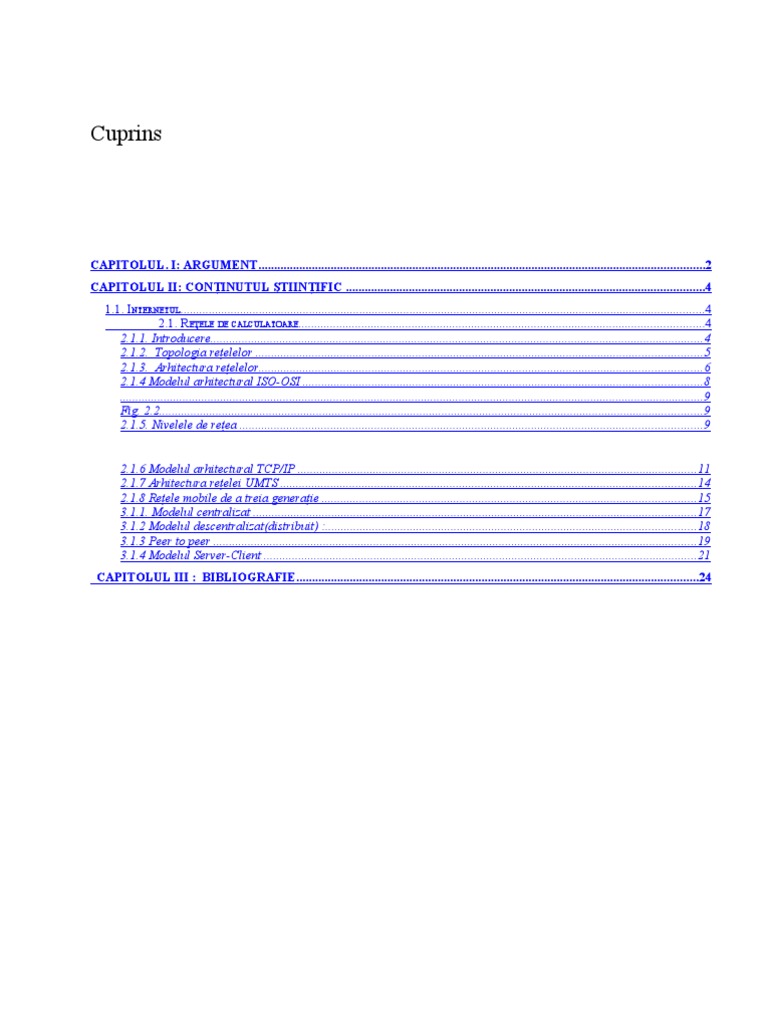 Modele de Retea de Calculatoare | PDF