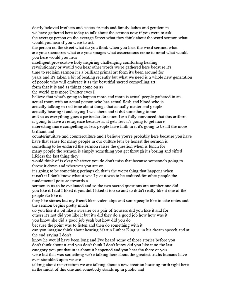 Bell | PDF | Jesus | Sermon