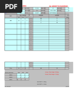 Manual Loadsheet | PDF