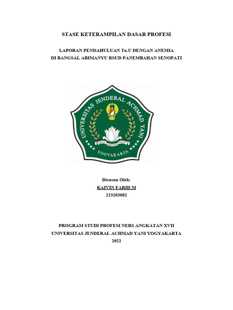 LP KDP MG 1 Anemia | PDF