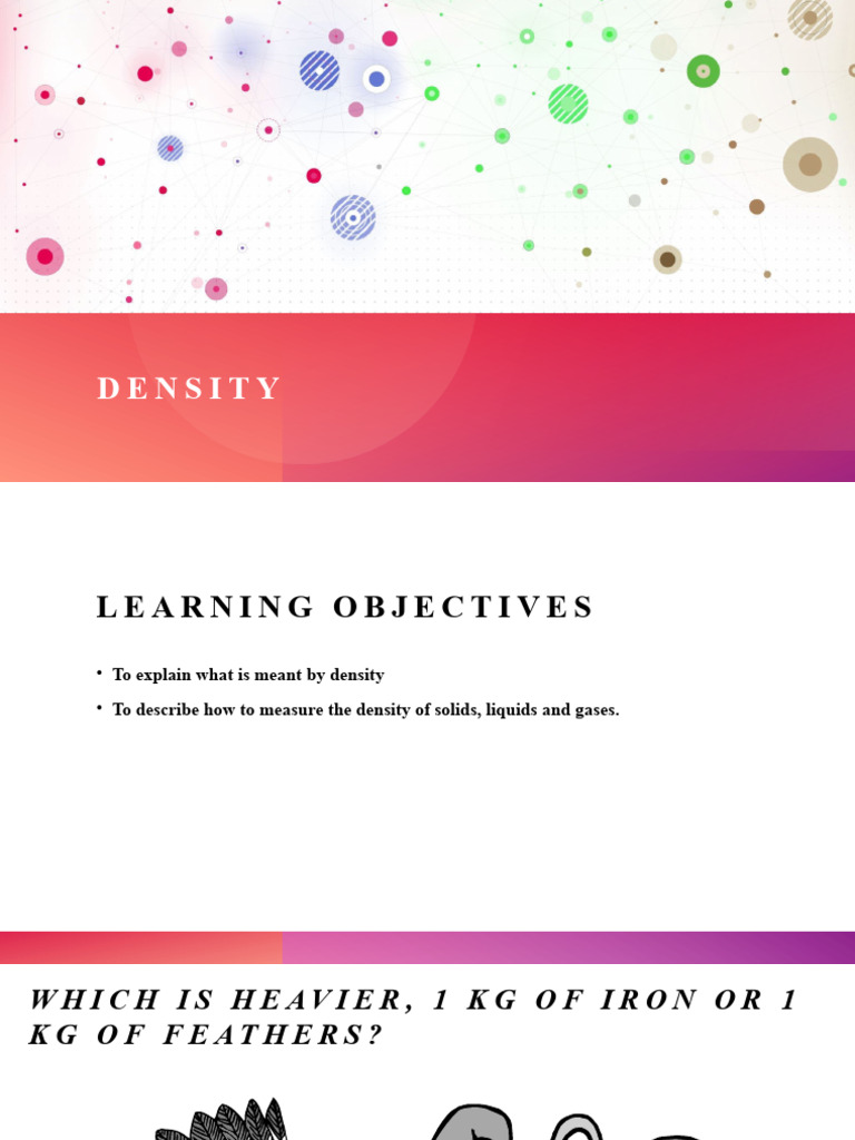 Density | PDF | Volume | Density