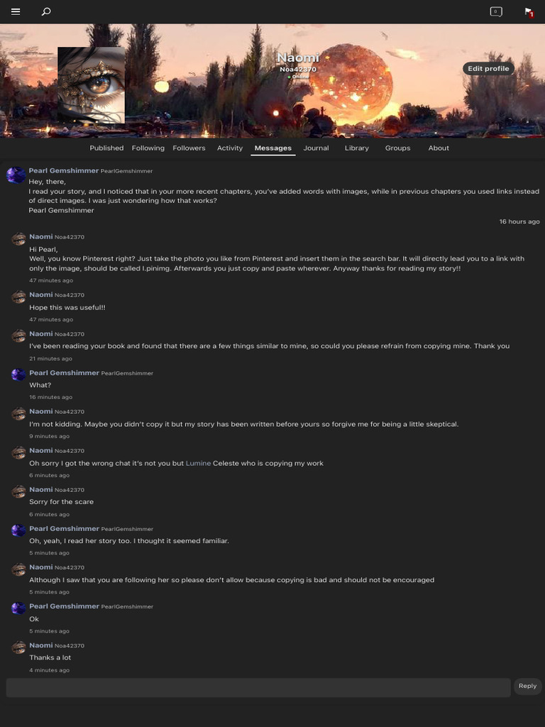 Messages Naomi Quotev | PDF