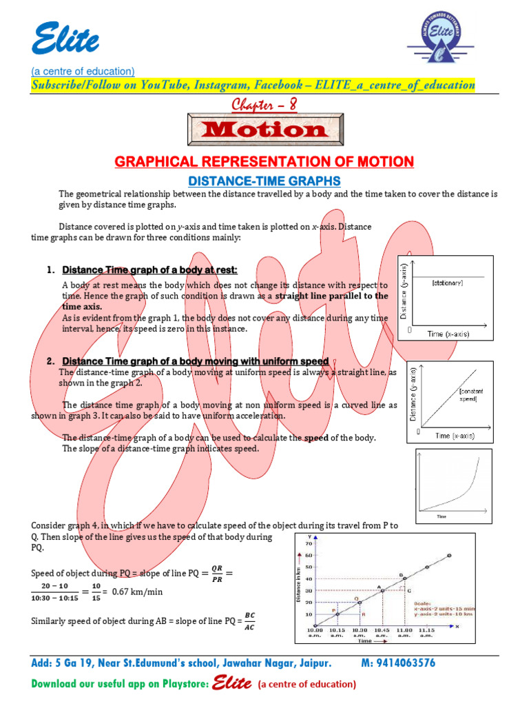 Motion Elite 4 | PDF | Velocity | Acceleration