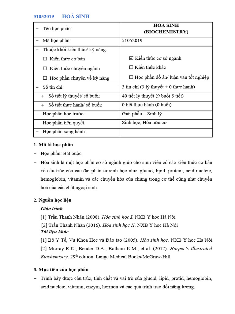 20230929-LT Hoá Sinh | PDF