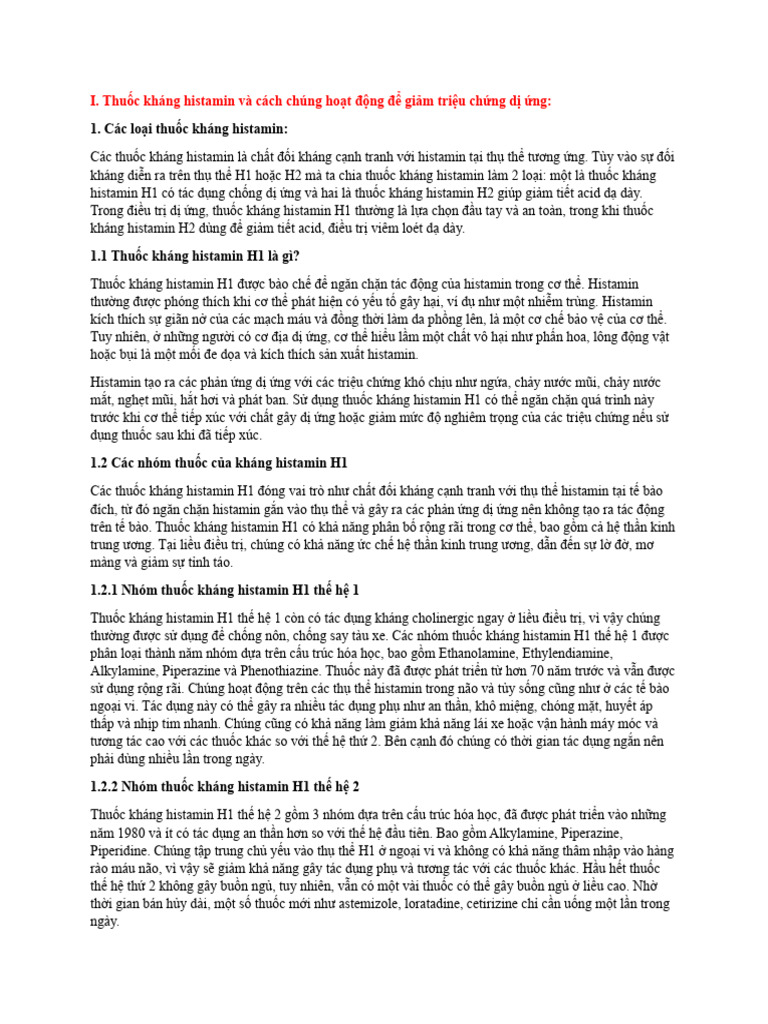 SLBMD Histamine | PDF