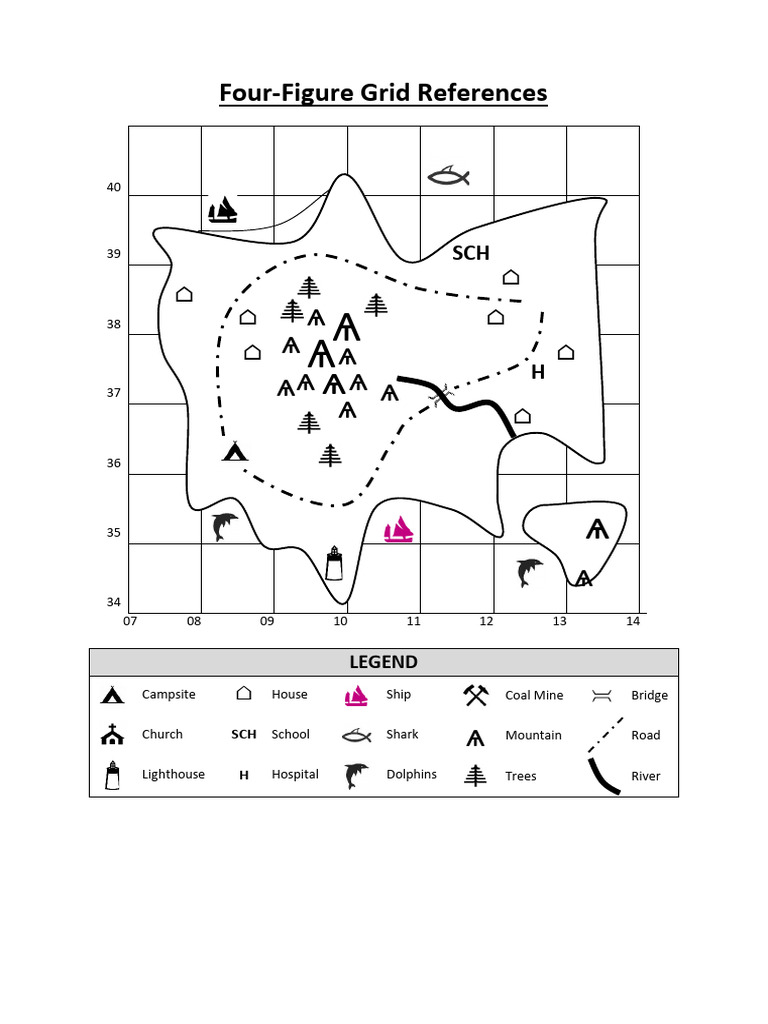Four and Six Grid References | PDF