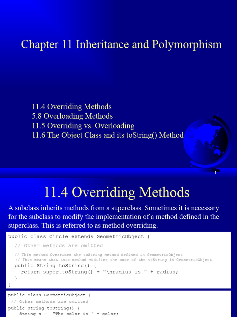 Chapter 11 Part03 Pdf Method Computer Programming Inheritance Object Oriented