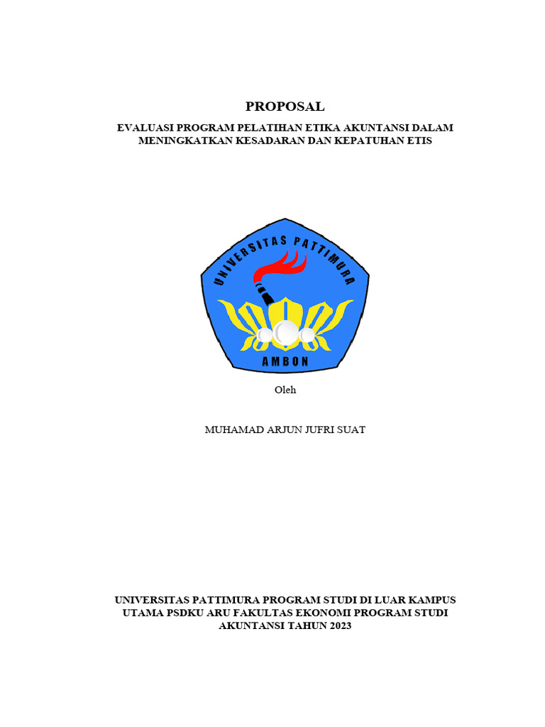 Proposal Kualitatif Akuntansi Keprilakuan (Uas) | PDF | Bisnis