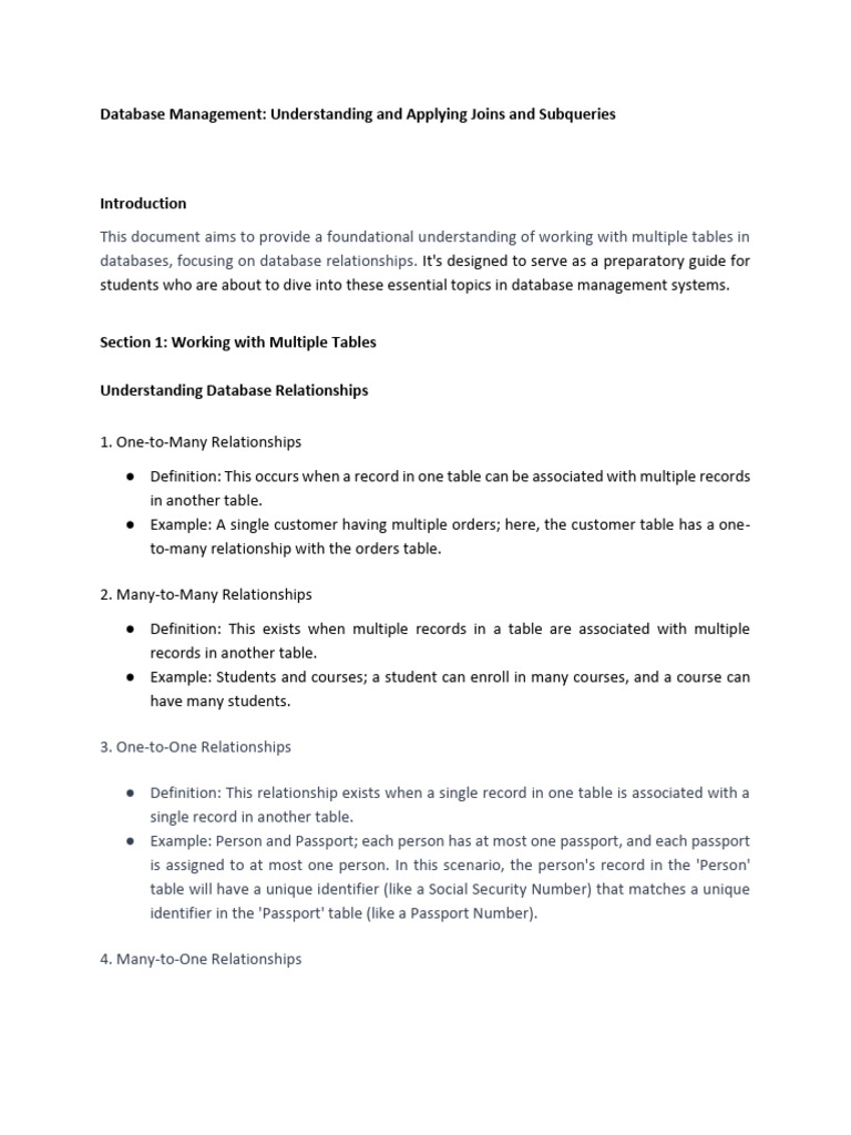 SQL Session 4 Manual | PDF | Information Science | Computer Programming