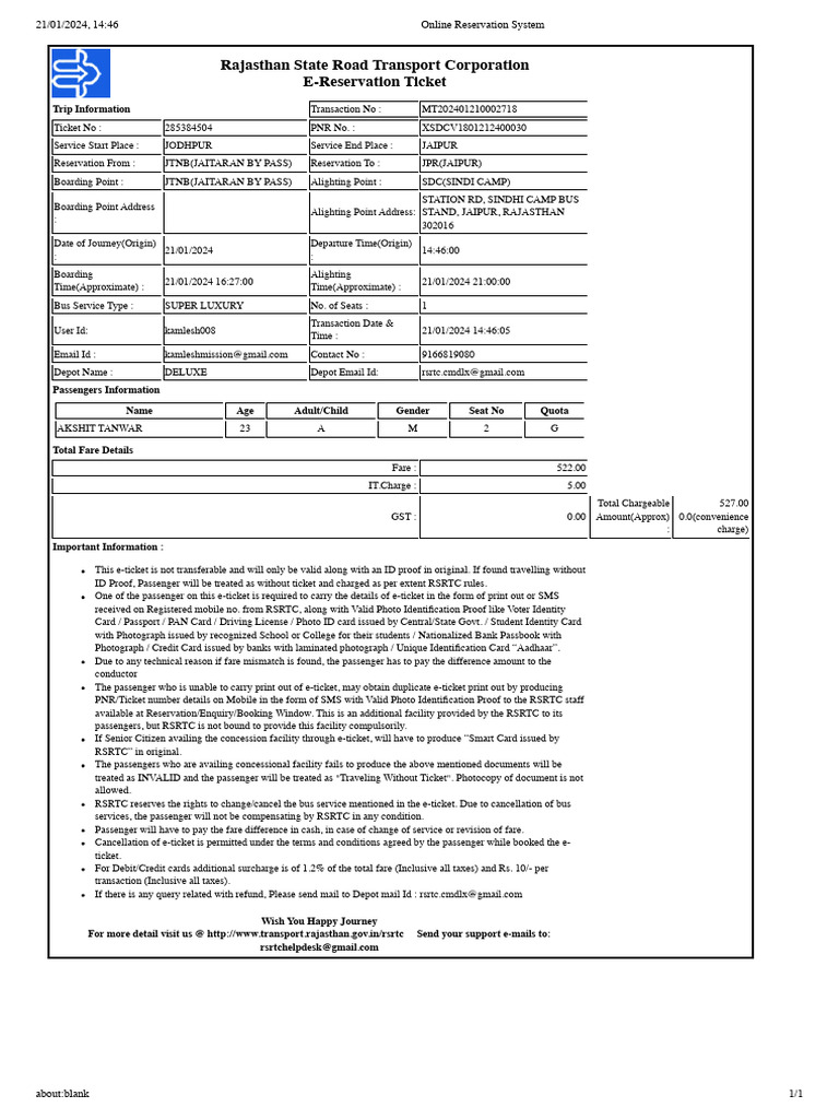 Online Reservation System Ak | PDF | Identity Document | Access Control