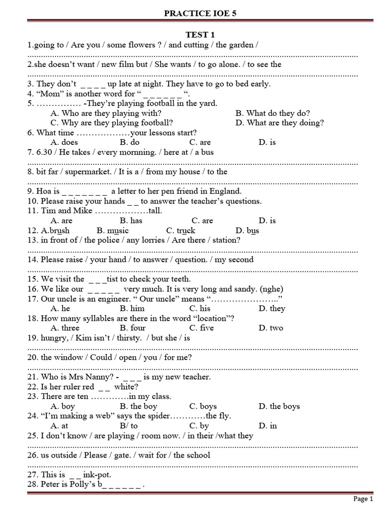 Sách Ioe 5 - Bán | PDF | Home & Garden