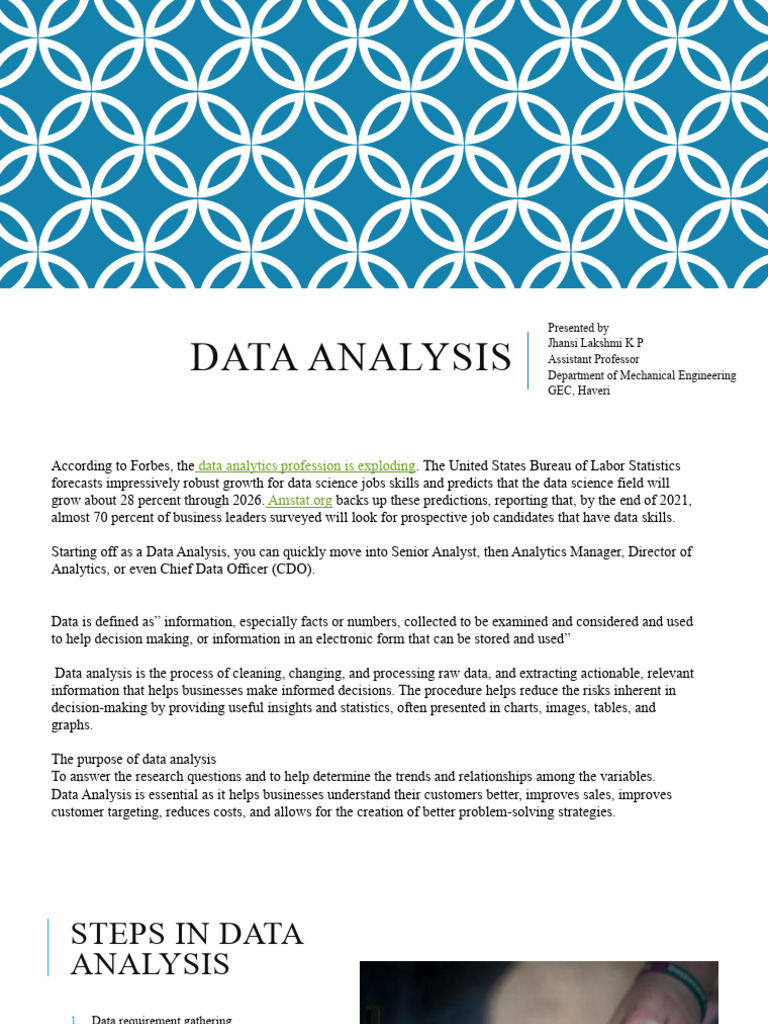 Data Analysis | PDF | Data Analysis | Variance