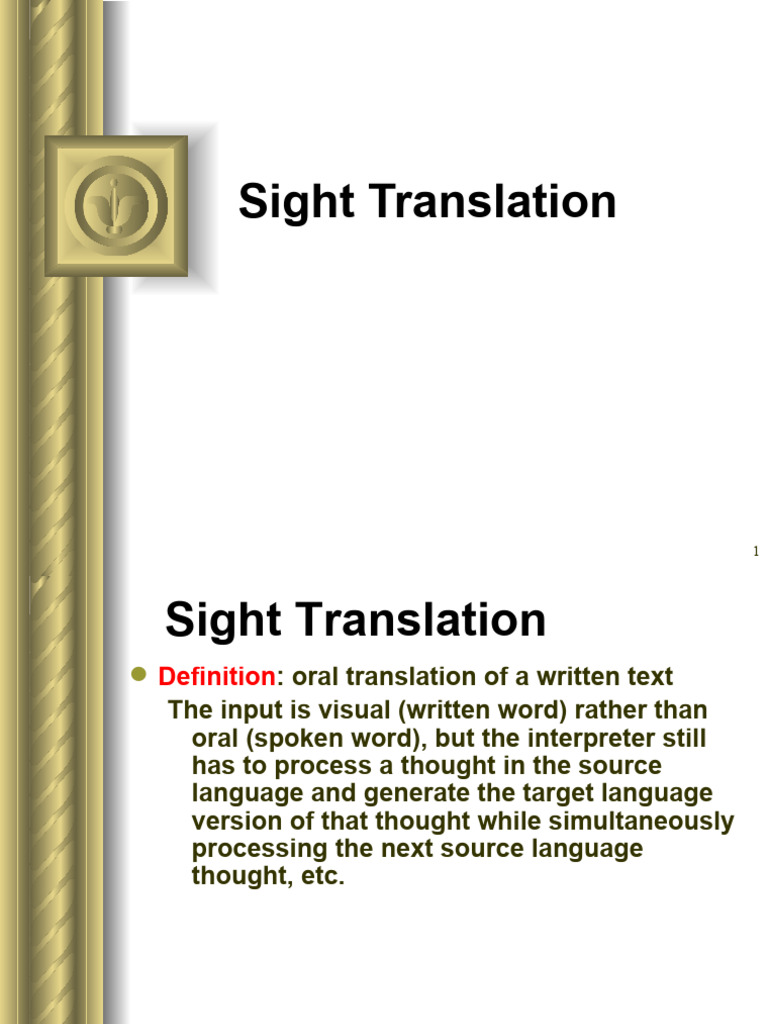 1540945366 - Newest Last Updated Sight Translation | PDF | Translations ...