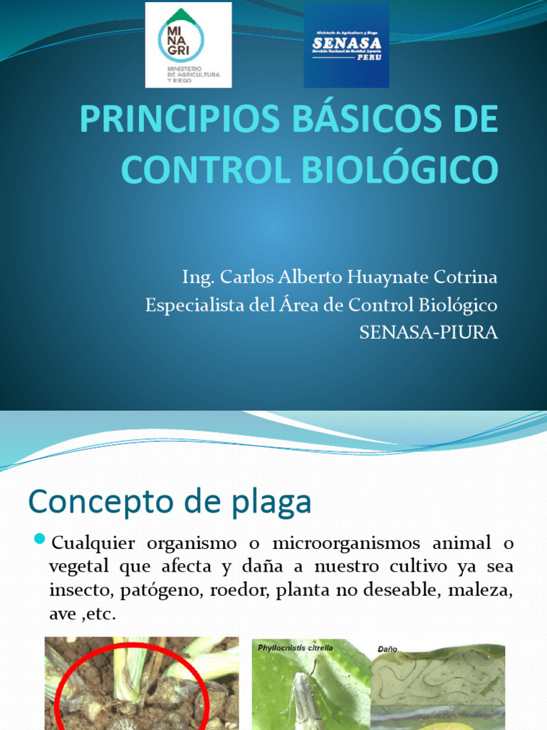 Principios Básicos de Control Biológico | PDF | Control biológico de ...