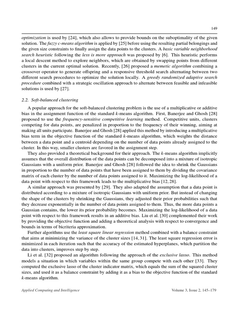 Balanced K Means Revisited 2 Pdf Cluster Analysis Normal Distribution 
