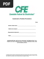 Formato de Solicitud de Factibilidad CFE | PDF