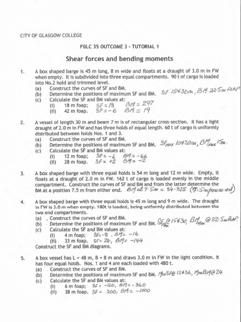 Stab-HND LO3 Tutorial 1 Answers - 240131 - 005735 | PDF