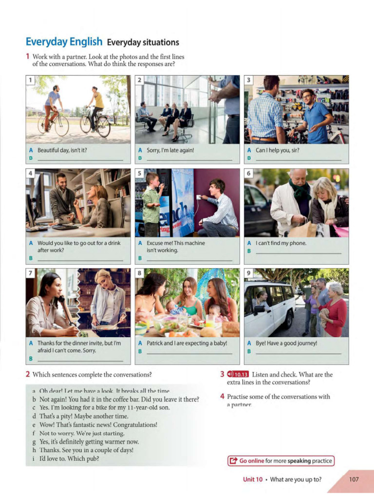 Everyday Situations 1 From Hw5thsbele | PDF